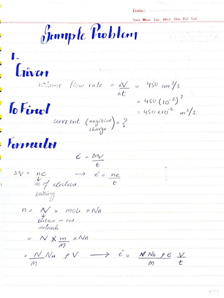 Sample Problem Ch26 | PDF