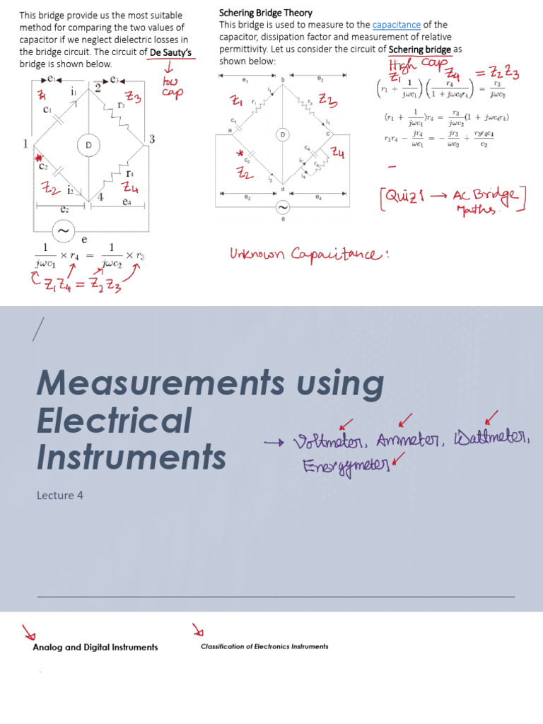 Measurements Using Electrical Lec 4 | PDF | Rectifier | Amplifier