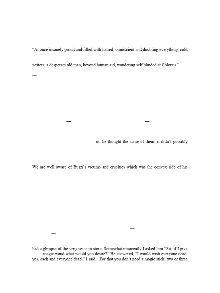 110nawab Akbar Bugti As I Knew Him by MP Bhandara. Dawn.10!09!2006 | PDF