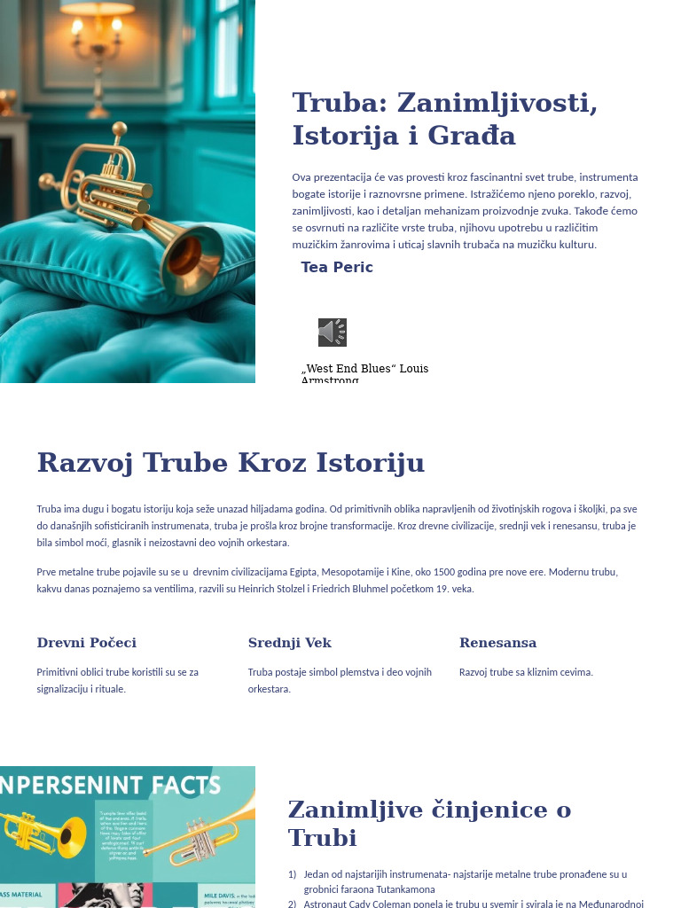 Truba Zanimljivosti Istorija I Gradja | PDF