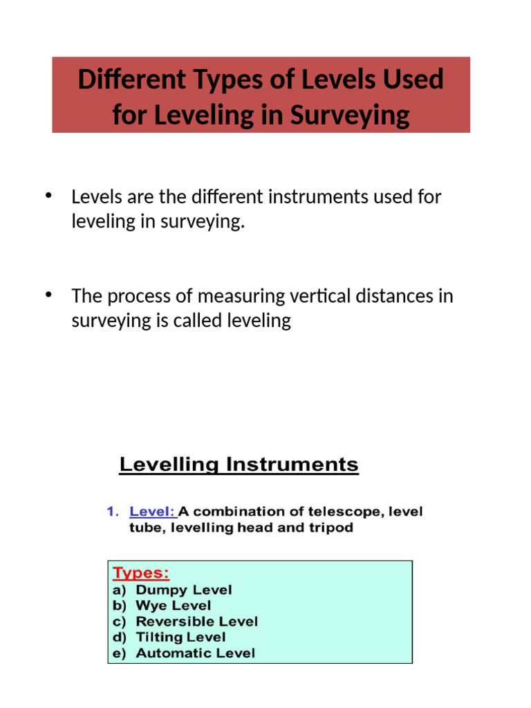 Types of Levels | PDF