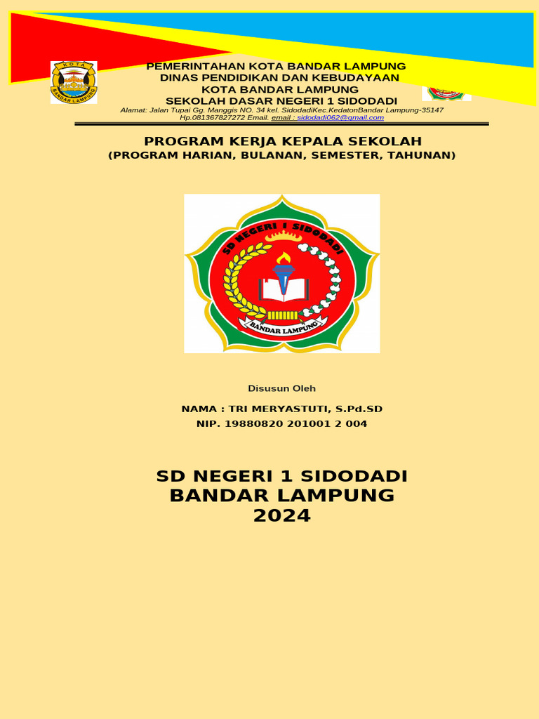 COVER Program Kerja KS OK | PDF