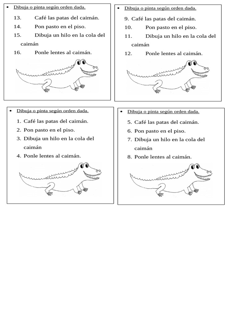 Seguir Instrucciones 2 | PDF