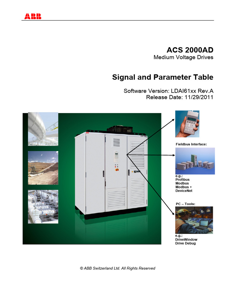 Acs 2000ad Appl Sw Amc Table | PDF | Electric Motor | Parameter (Computer Programming)