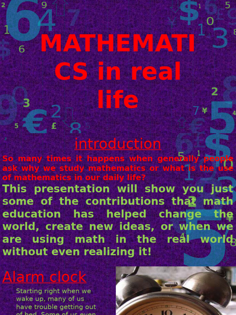 Everyday Math Applications Explained | PDF | Mathematics | Numbers