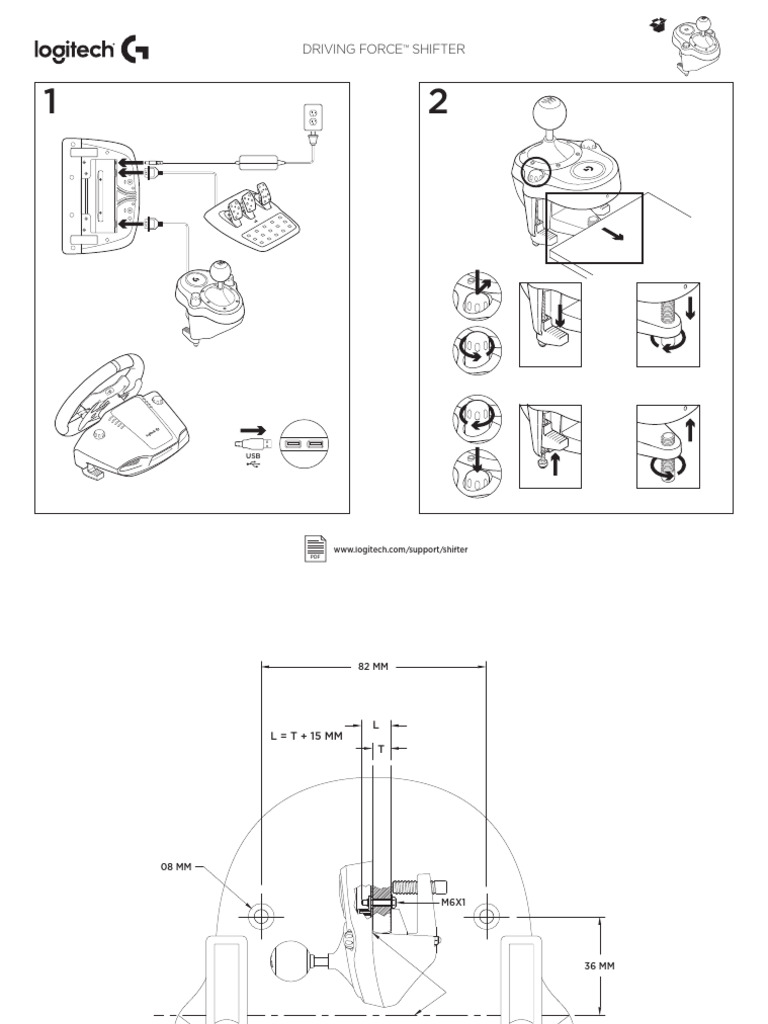 Logitech Driving Force Shifter Guide | PDF