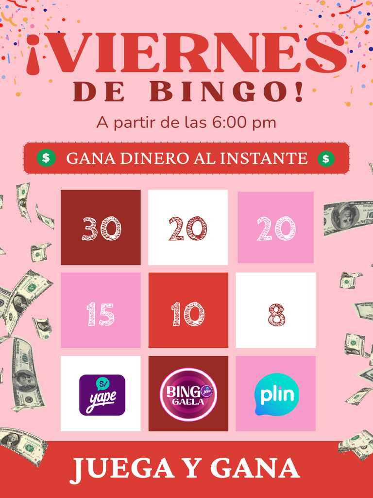 Documento A4 juego de bingo actividades románticas rosa rojo (1) | PDF