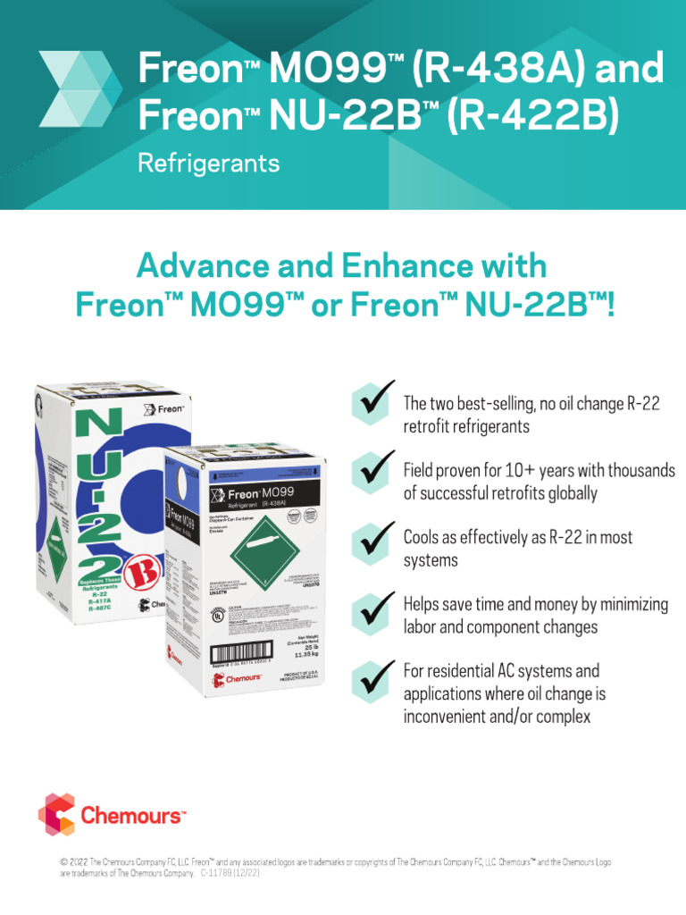 freon mo99 nu 22b flyer | PDF