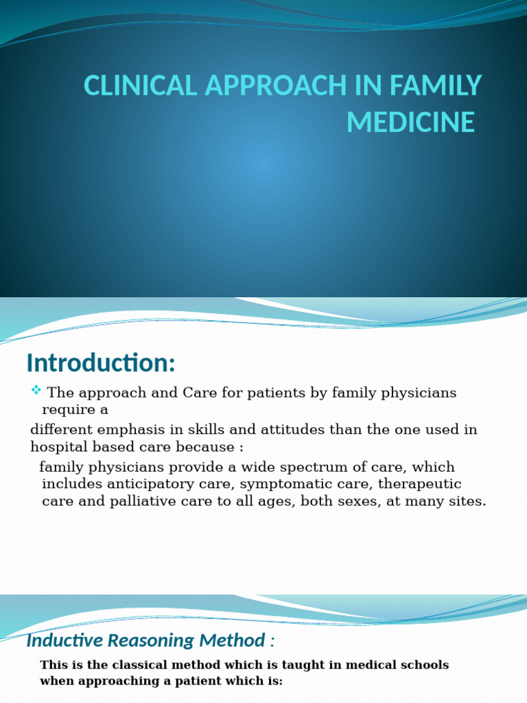 CRAPRIOP Management in Family Medicine | PDF | Physician | Medicine