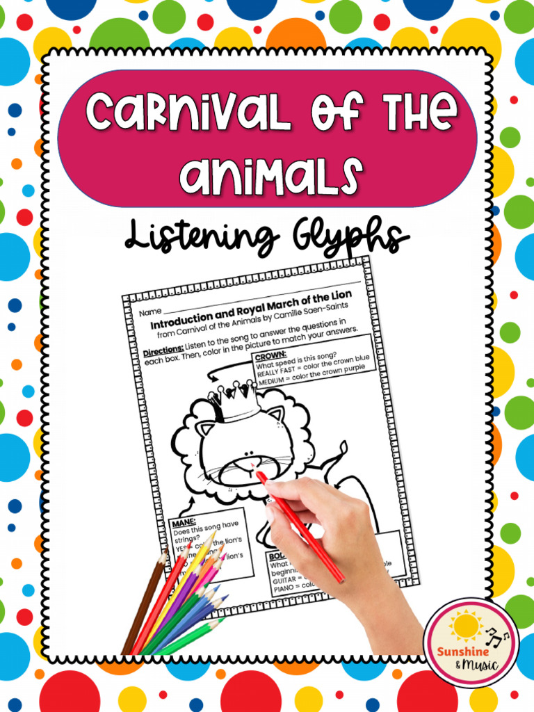 Listening Glyphs Activity Guide | PDF | The Carnival Of The Animals ...