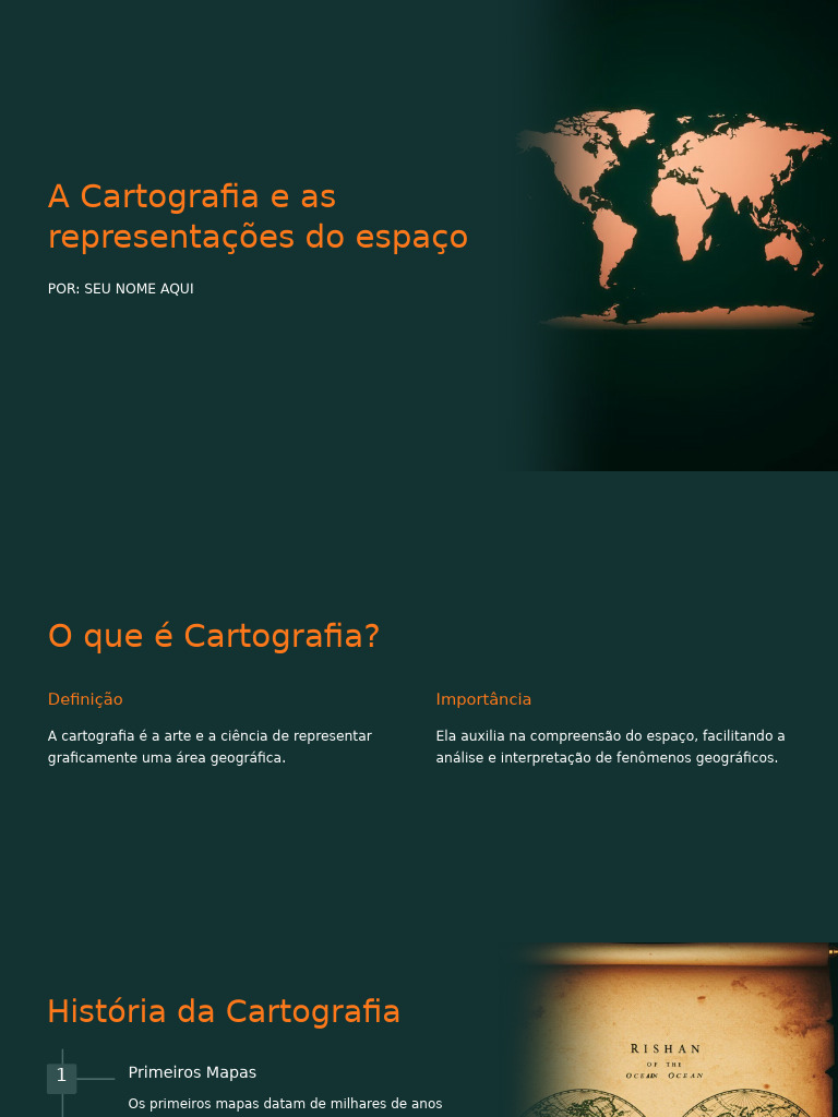 A Cartografia e as Representacoes Do Espaco (4) | PDF | Geografia | Mapa