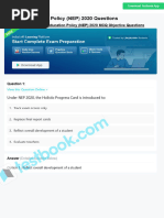 NEP 2020 Exam Prep Notes | PDF