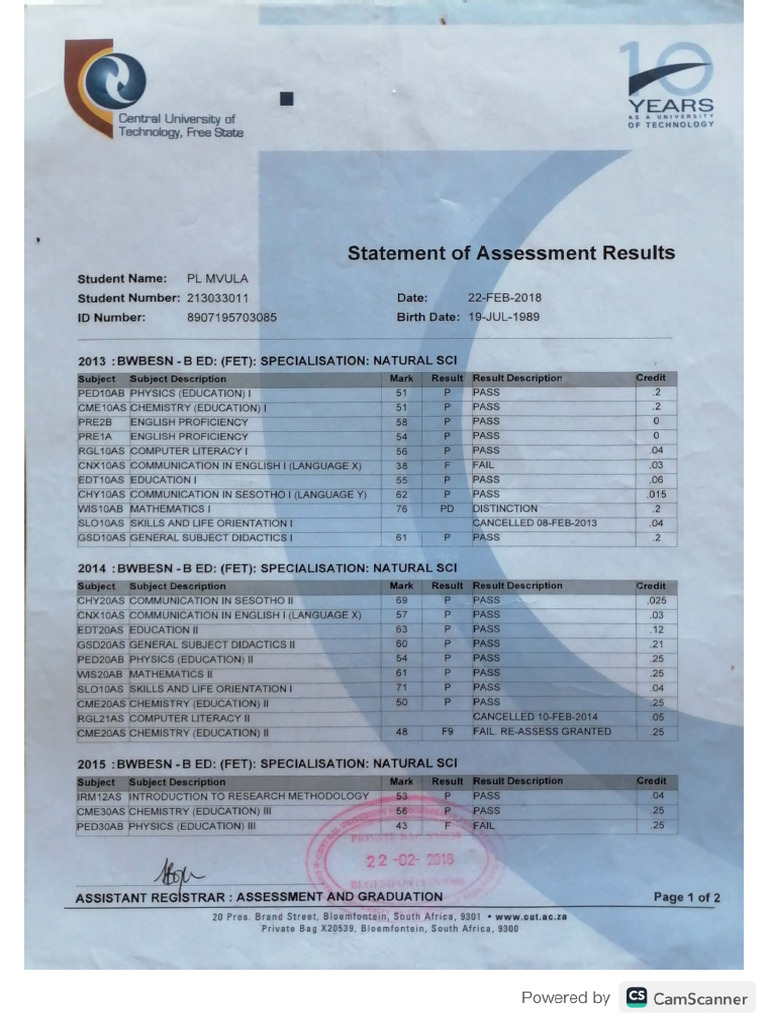 Academic Records | PDF