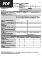 Local Leave Forms - 2023 | PDF