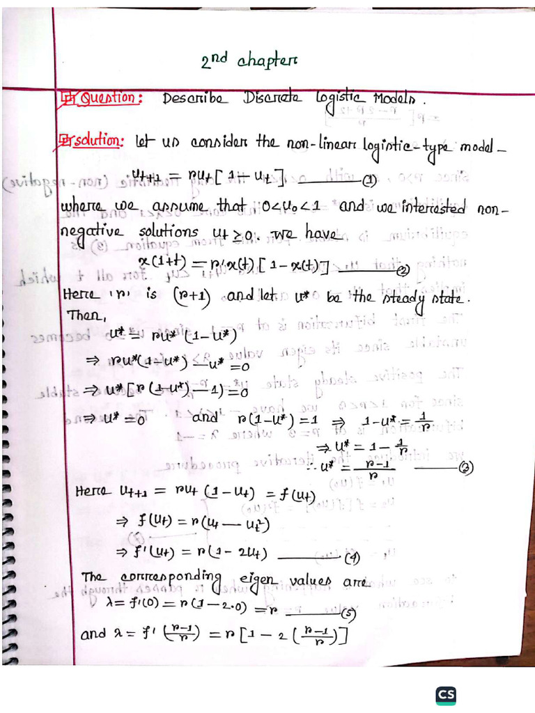 Chapter 2 (Mathematical Modeling) | PDF