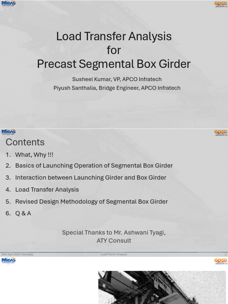 Load Transfer Analysis For Precast Segmental Box Girders | PDF | Beam ...