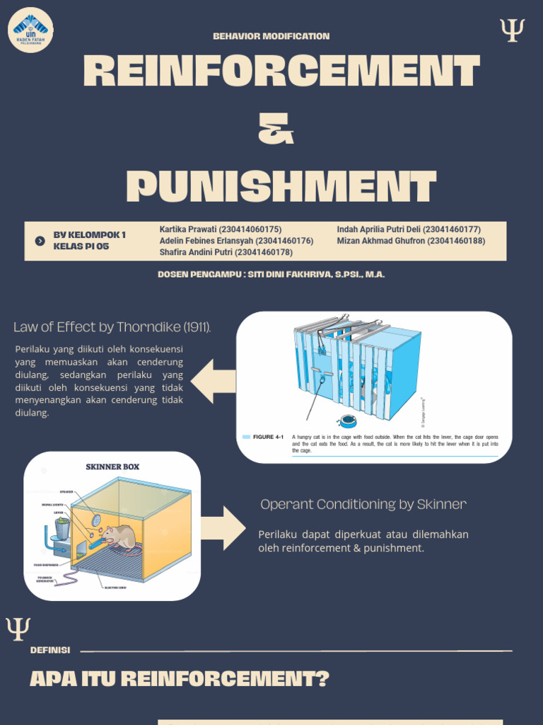 Reinforcement & Punishment by Kelompok 1 | PDF