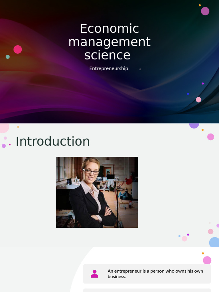 Economic management science | PDF