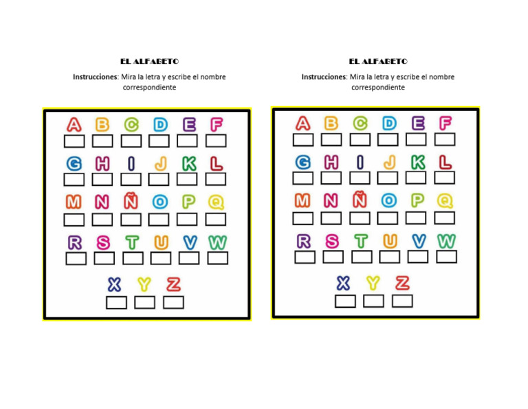 Aprende el Alfabeto en Español | PDF