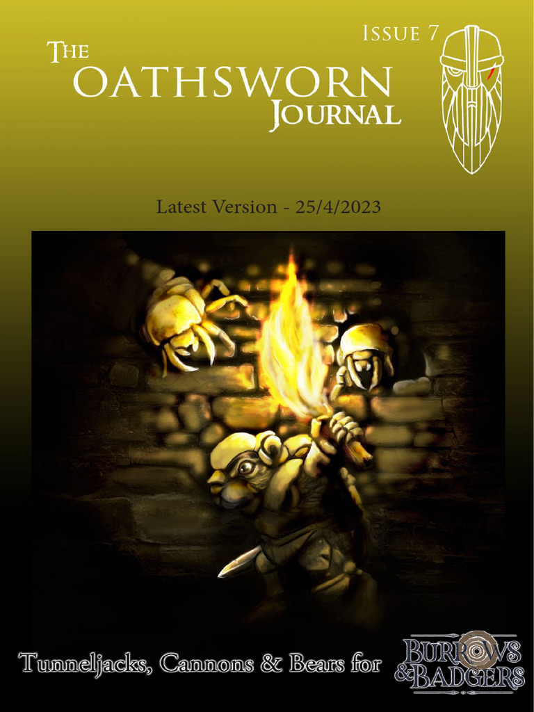 Oathsworn Journal 7 | PDF | Artillery | Cannon