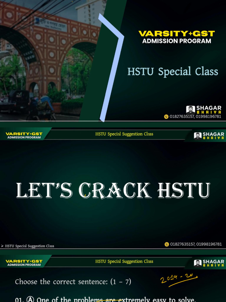 HSTU Eng Cls | PDF
