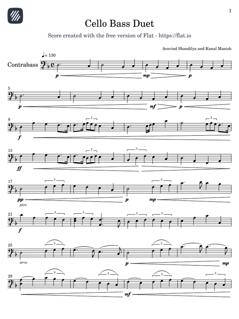 Cello Bass Duet 2 | PDF
