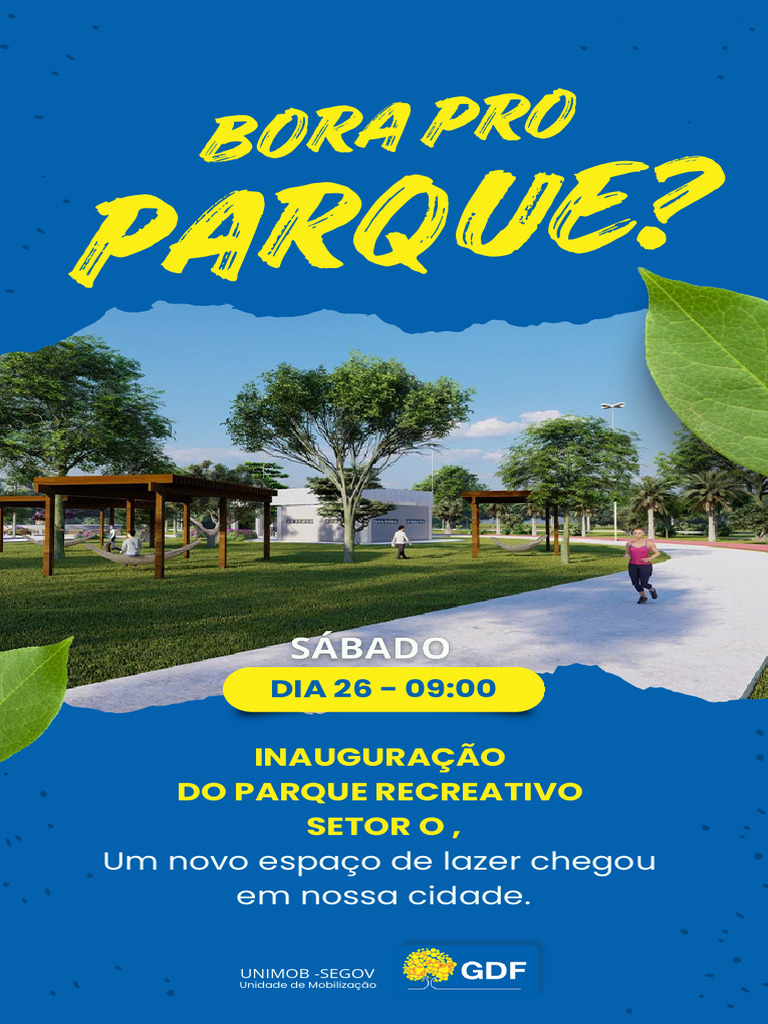 Inauguração do Parque Recreativo Setor O | PDF