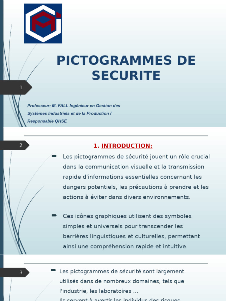 5.Pictogramme de sécurité | PDF | Sécurité | Blanc