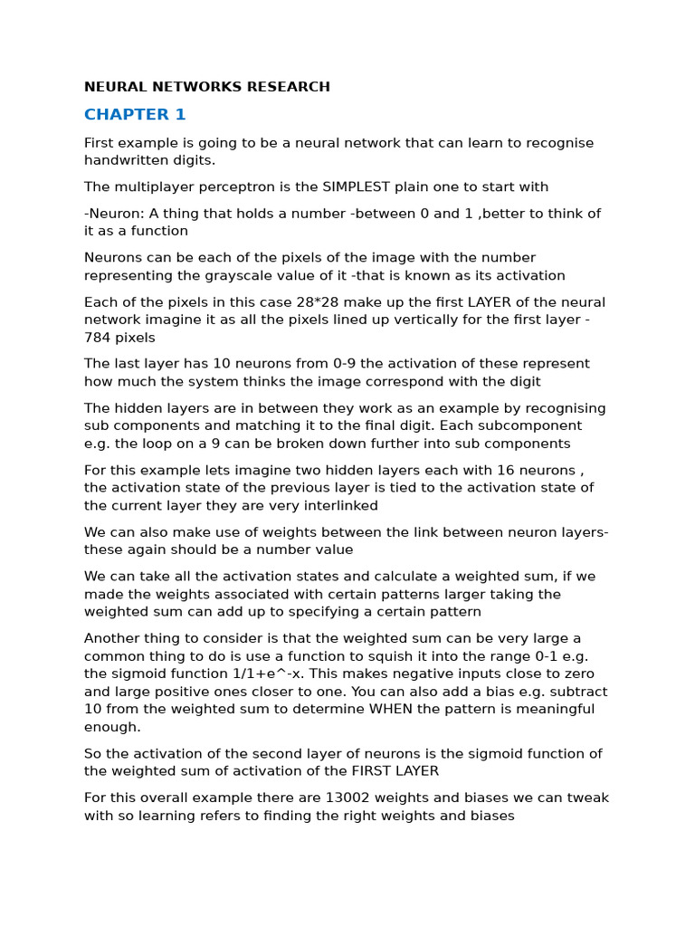 Neural Networks Research | PDF | Artificial Intelligence | Intelligence (AI) & Semantics