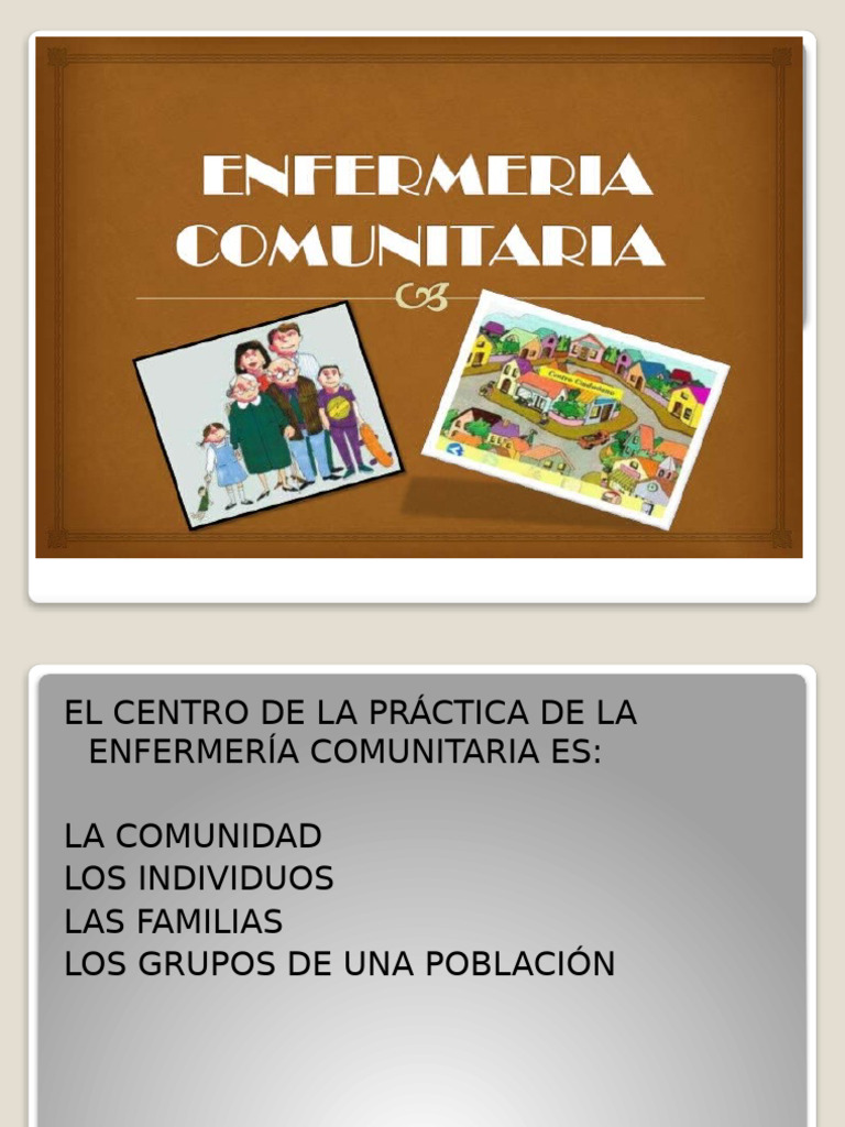 Las Funciones de La Enfermería Comunitaria | PDF
