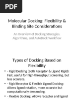 AutoDock Tutorial | PDF | Docking (Molecular) | Ligand (Biochemistry)