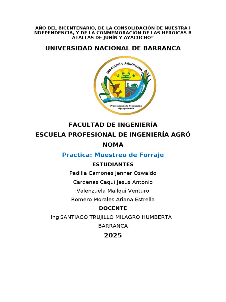 Muestreo de Forrajes para Ganaderos | PDF | Pasto | Muestreo (Estadísticas)