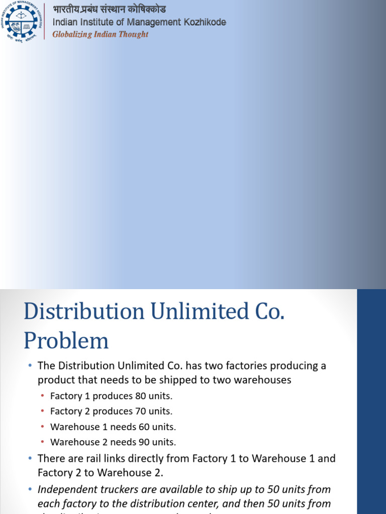 Network Optimization Problems RK | PDF | Applied Mathematics