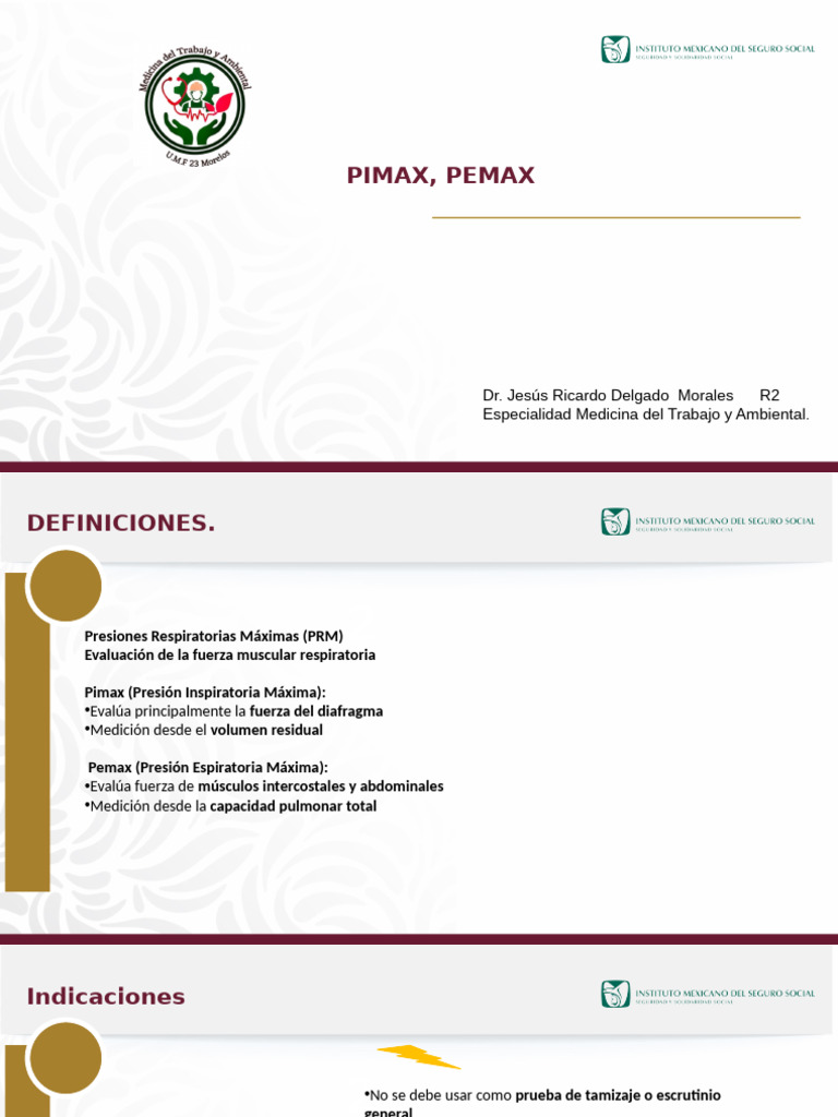 Evaluación de Pemax en Respiración | PDF | Presión sanguínea ...
