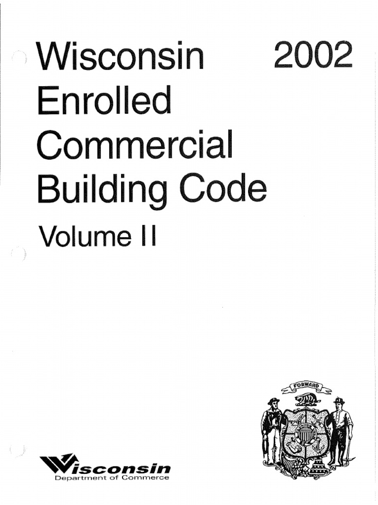 WIEnrolled Com BLDG Code Volume II2002 | PDF | Copyright Law
