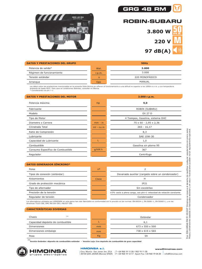 GRG48RM Es | PDF | Coche | Vehículo de motor