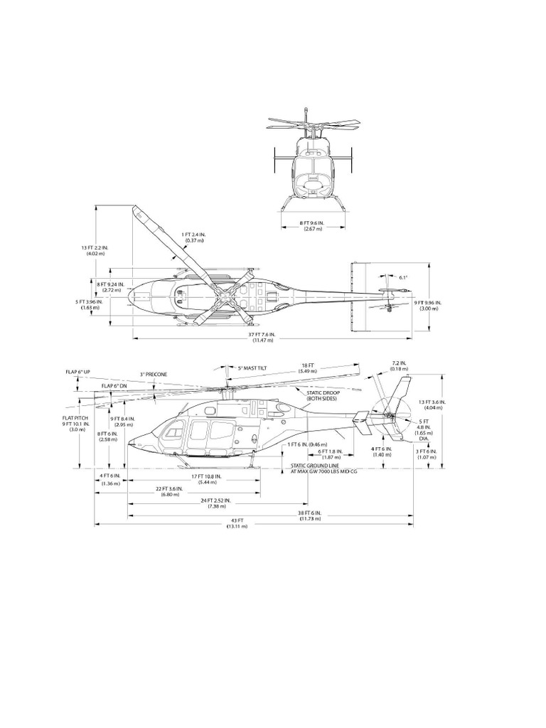 Bell 429 Helicopter Specifications | PDF
