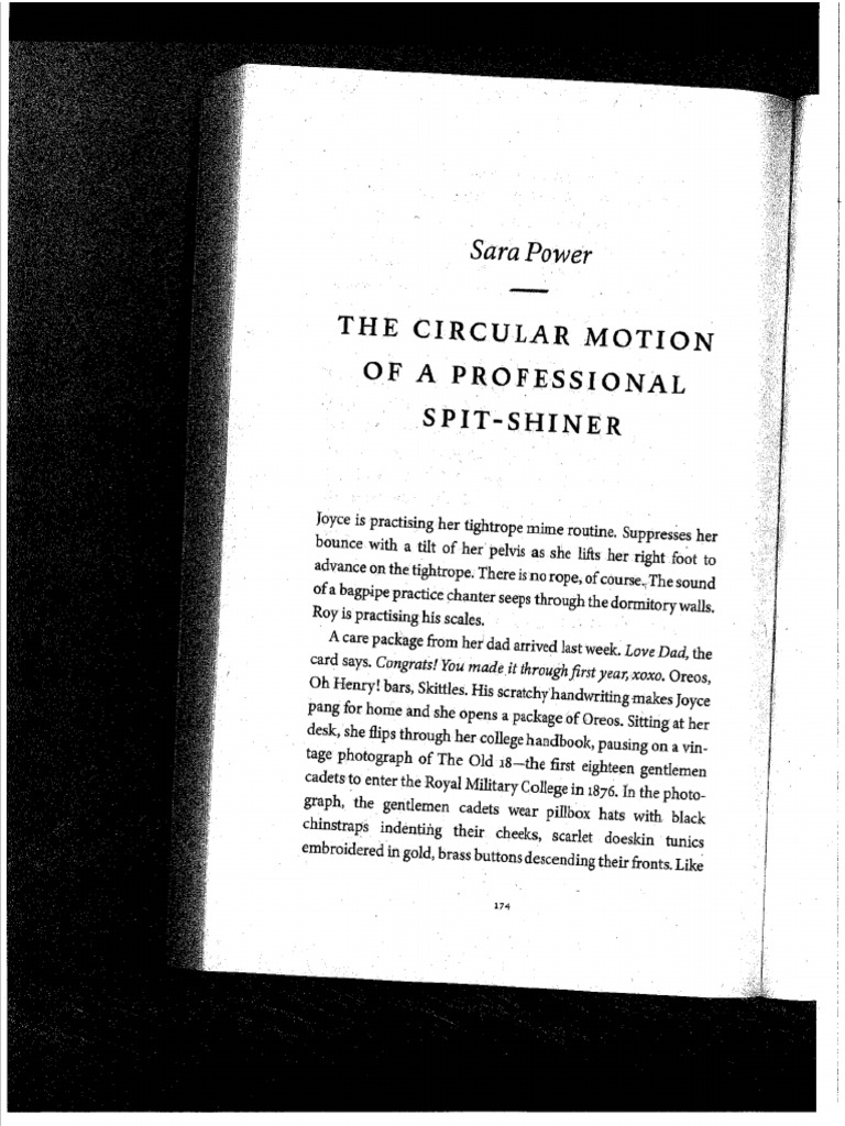 The Circular Motion of a Professional Spit-Shiner (1) | PDF