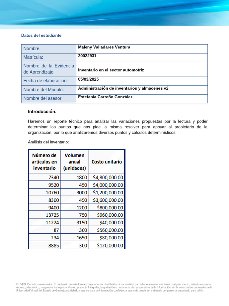 Valladares Maleny EA2 | PDF