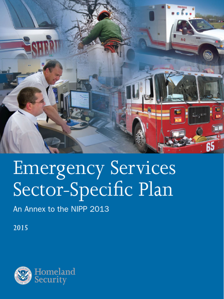 CISA (DHS) Emergency Services Sector-Specific Plan | PDF | Emergency Management | Computer Security