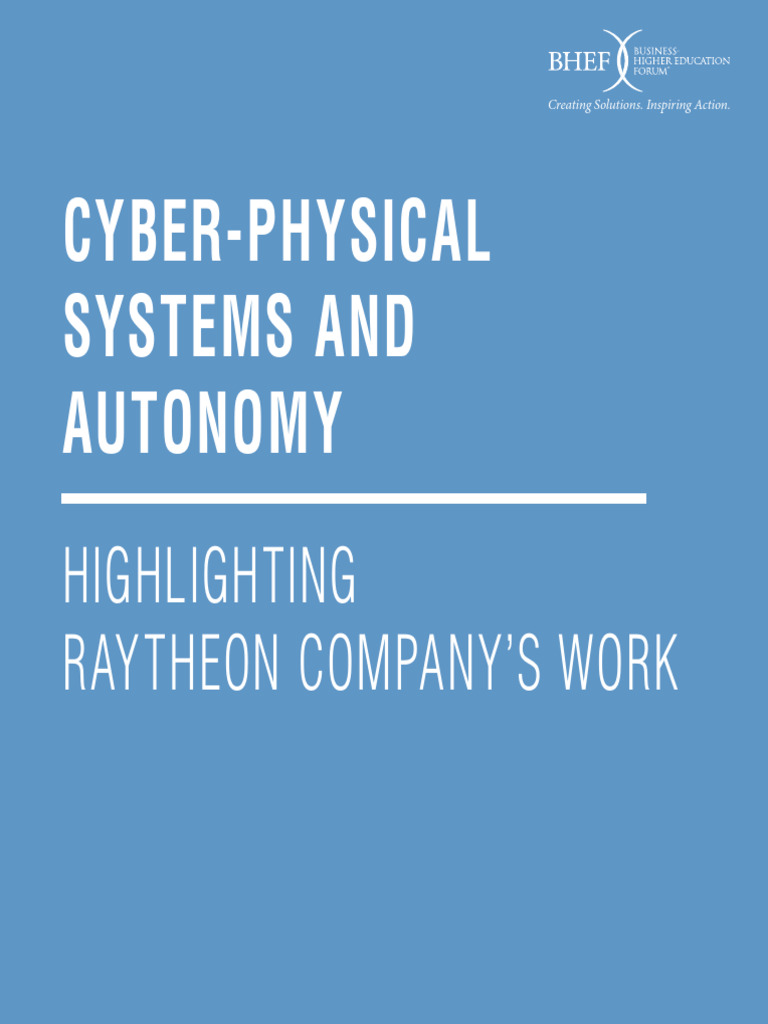 CYBER-PHYSICAL SYSTEMS AND AUTONOMY HIGHLIGHTING RAYTHEON COMPANY’S ...