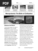 The Fertile Crescent Activity 3 | PDF | Mesopotamia | Sumer