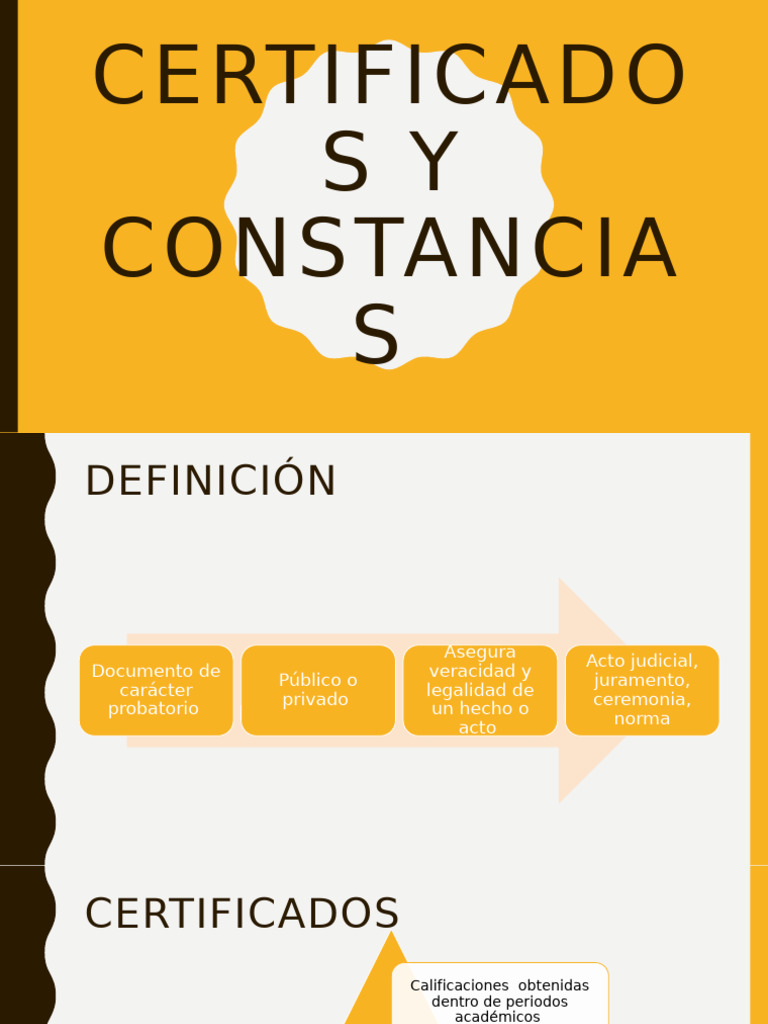 Certificados y constancias | PDF | Correo