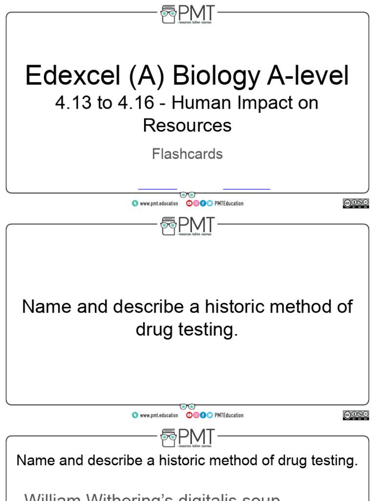 Topic 4 Human Impact On Resources | PDF | Conservation Biology | Placebo