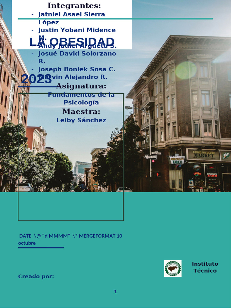 1o Octubree | PDF | Obesidad | Cirugía bariátrica