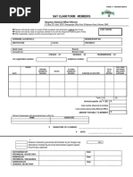 TAC Travel Reimbursement Form | PDF