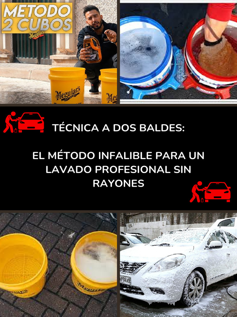 Técnica A Dos Baldes | PDF | Agua | Detergente