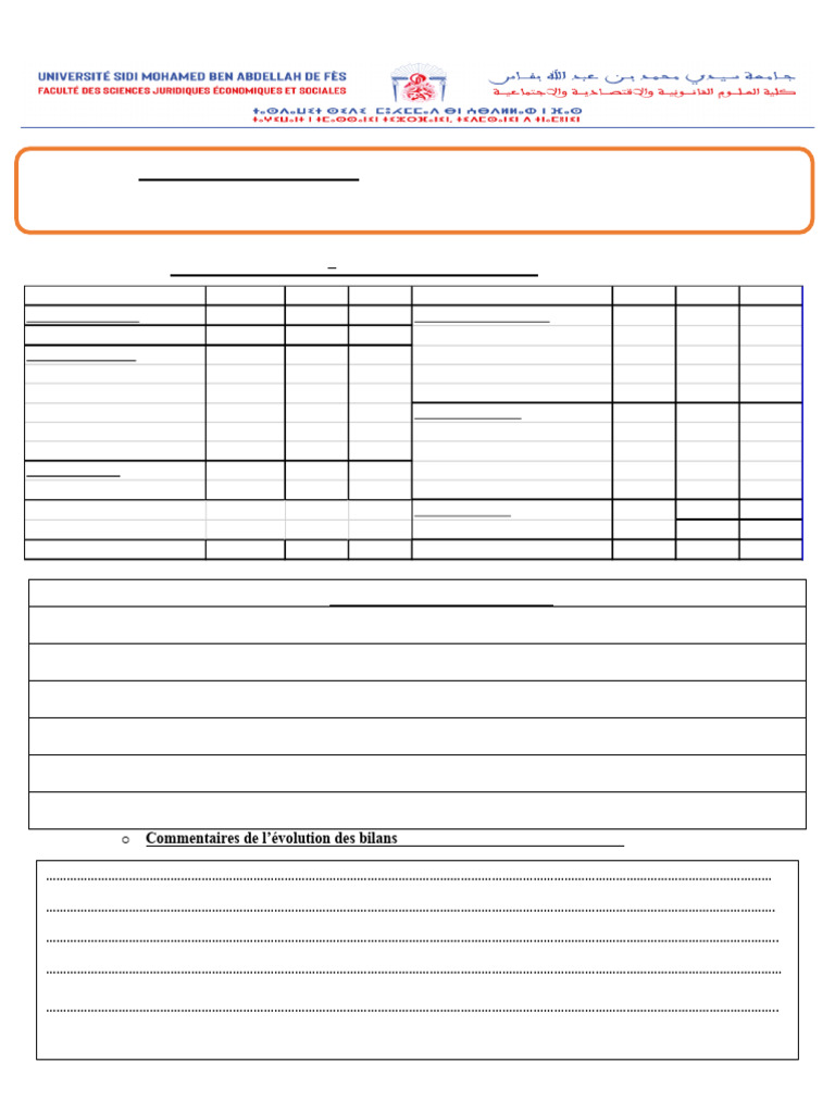 Feuille de Réponse TD 2 Analyse Financiere 2025 269411fc9bb2e50 | PDF