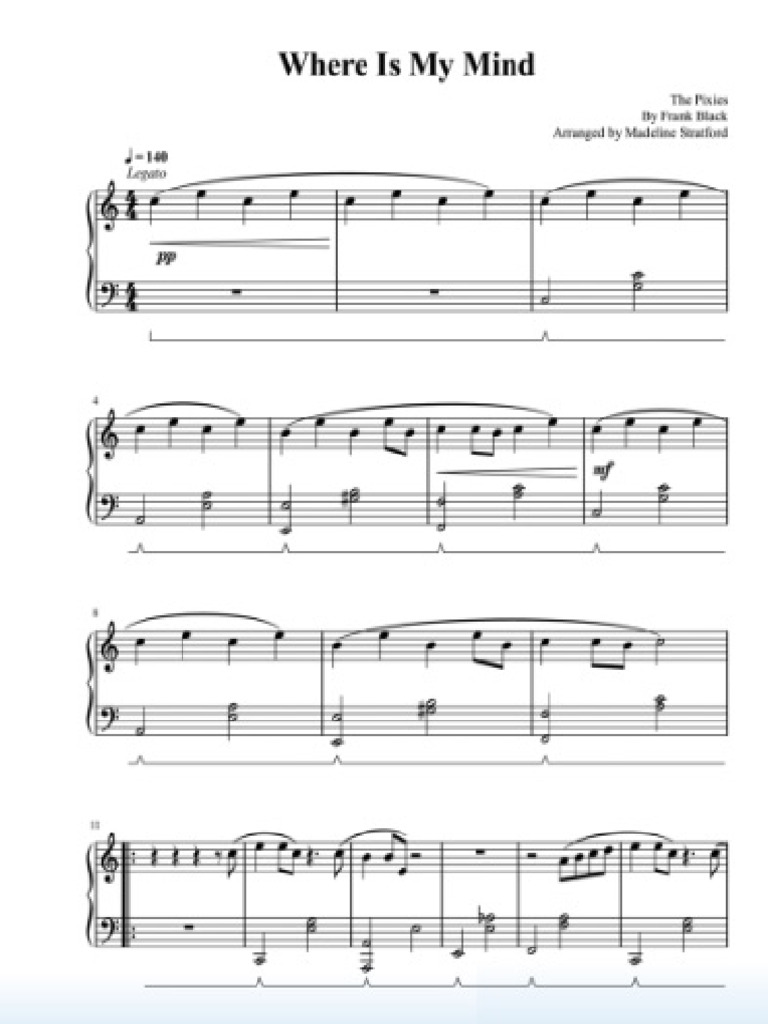 Where Is My Mind | PDF