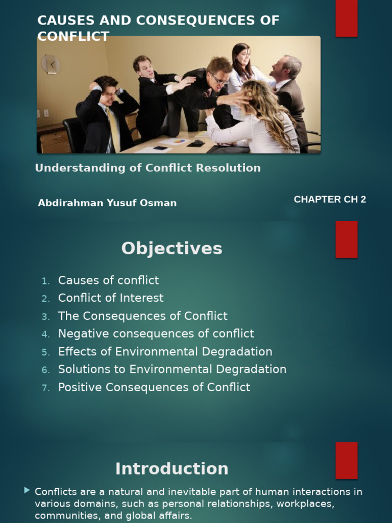 CH 2 Conflict-Resolution | PDF | Climate Change | Water Scarcity
